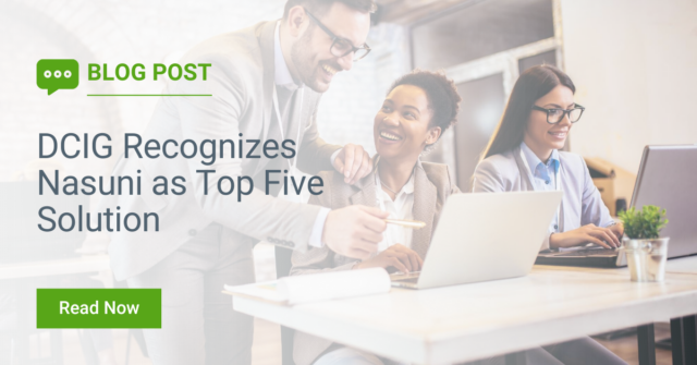 DCIG Recognizes Nasuni as Top Five Solution - Nasuni