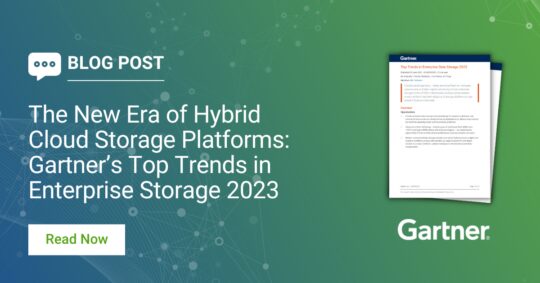 The New Era of Enterprise Data Storage | Gartner Report