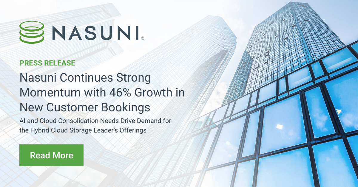 Nasuni File Data Platform Reports Record Results | Nasuni News