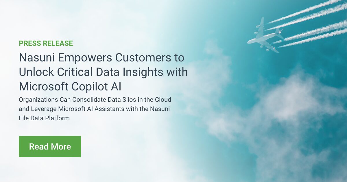 Nasuni Releases Copilot Guidance to help with AI | Nasuni News