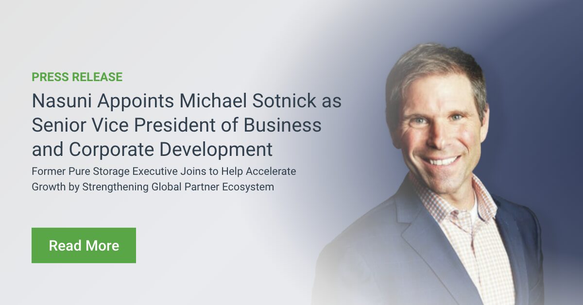 Technology Partnerships a Focus for Nasuni | Nasuni News