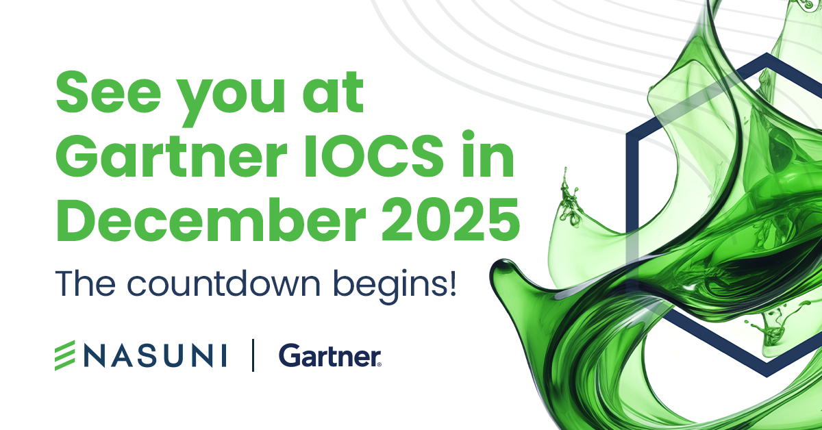 Join Nasuni at Gartner IOCS 2025!