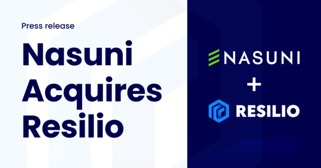 Nasuni Acquires Resilio | Company News
